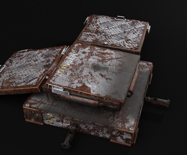 ArtStation - Explosive Pressure Mine {PBR} | Resources