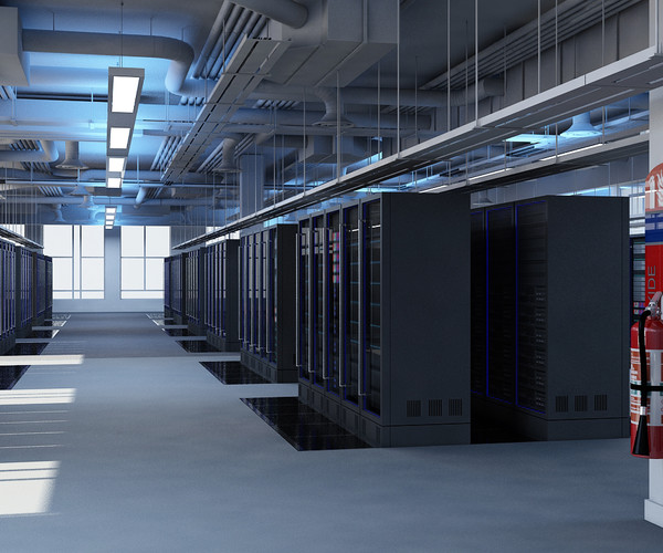 ArtStation - Data Communication Server Room | Resources