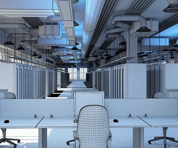 ArtStation - Data Communication Server Room | Resources