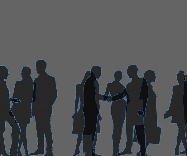ArtStation - Silhouette Formal People | Resources