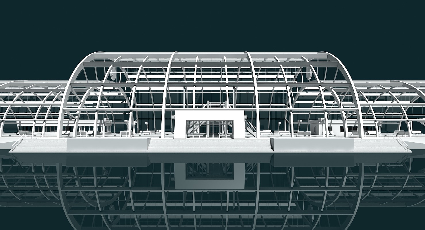 ArtStation - 3D Train Station 09 | Resources