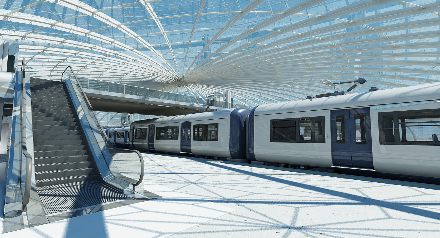 ArtStation - Train Station Building Interior 2 | Resources