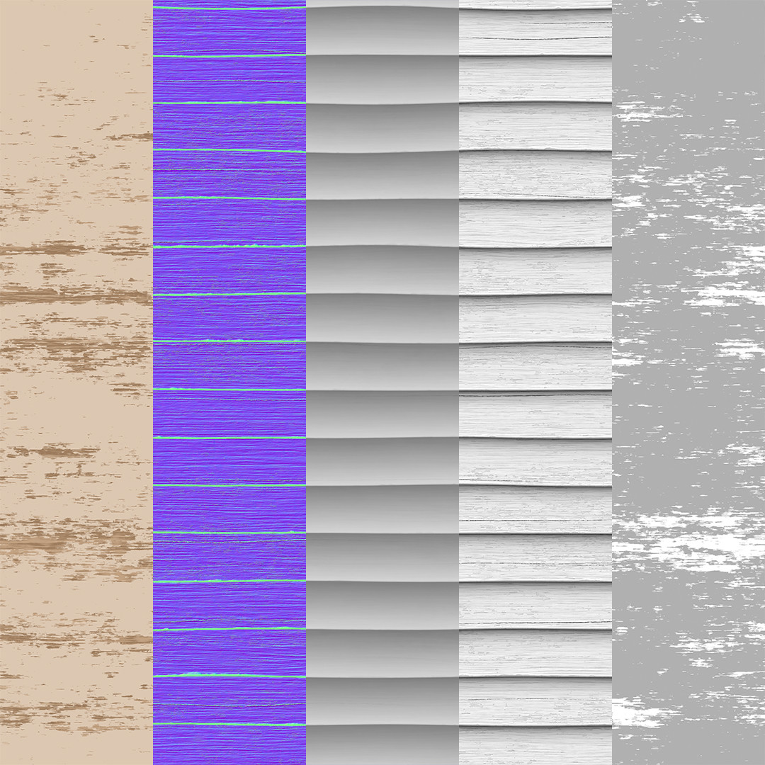 ArtStation - Overlapping Wood Plank | Resources