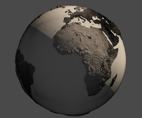 ArtStation - 3D model Earth Globe HD | Resources