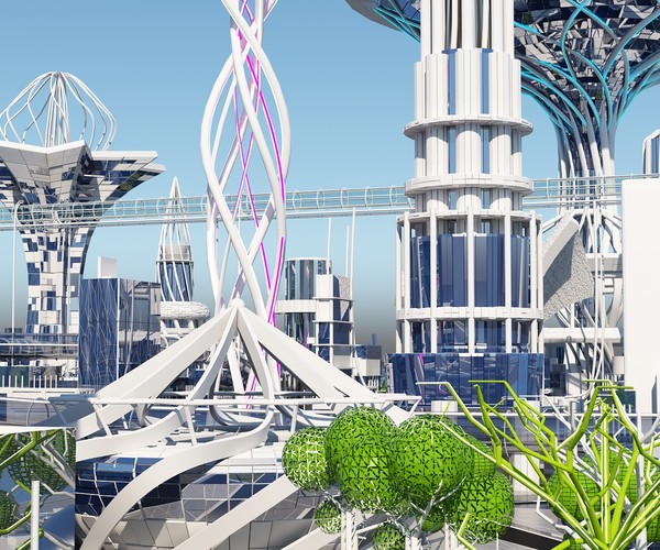 ArtStation - Future City HD 2018 | Resources