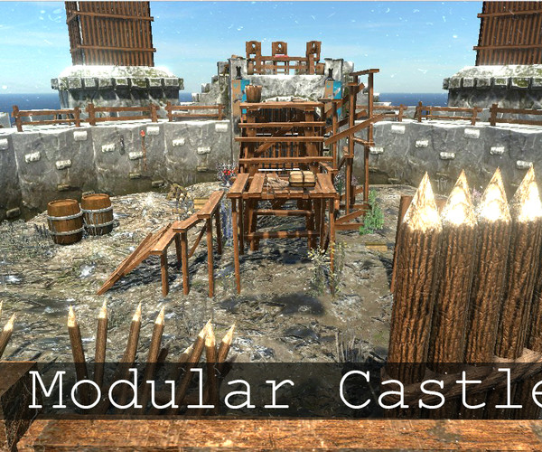 ArtStation - Modular Stone Castle (PBR) | Game Assets