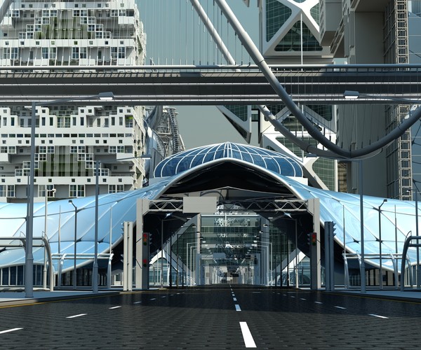 ArtStation - Future City HD 6 | Resources