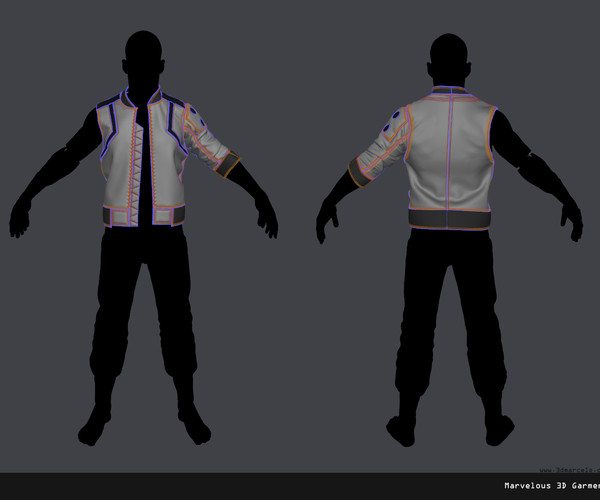 ArtStation - Sci-fi Character Game Model (Included: Zbrush + Rigged ...