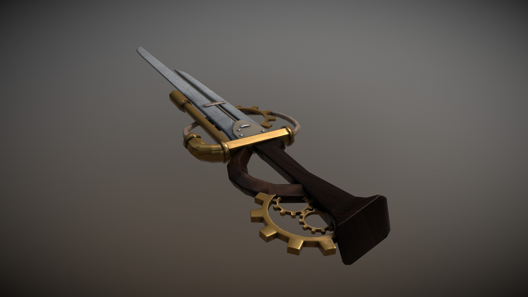 ArtStation - Steampunk Sword | Game Assets
