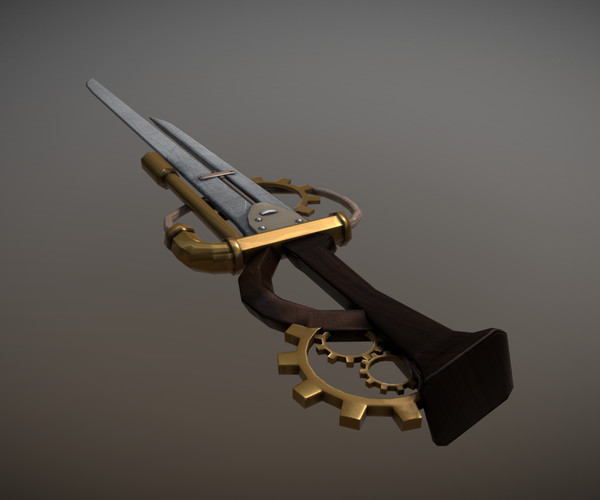 ArtStation - Steampunk Sword | Game Assets