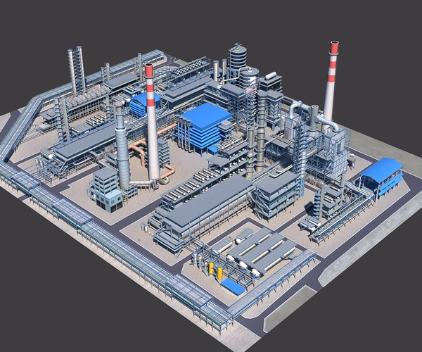 ArtStation - oil Refinery | Resources