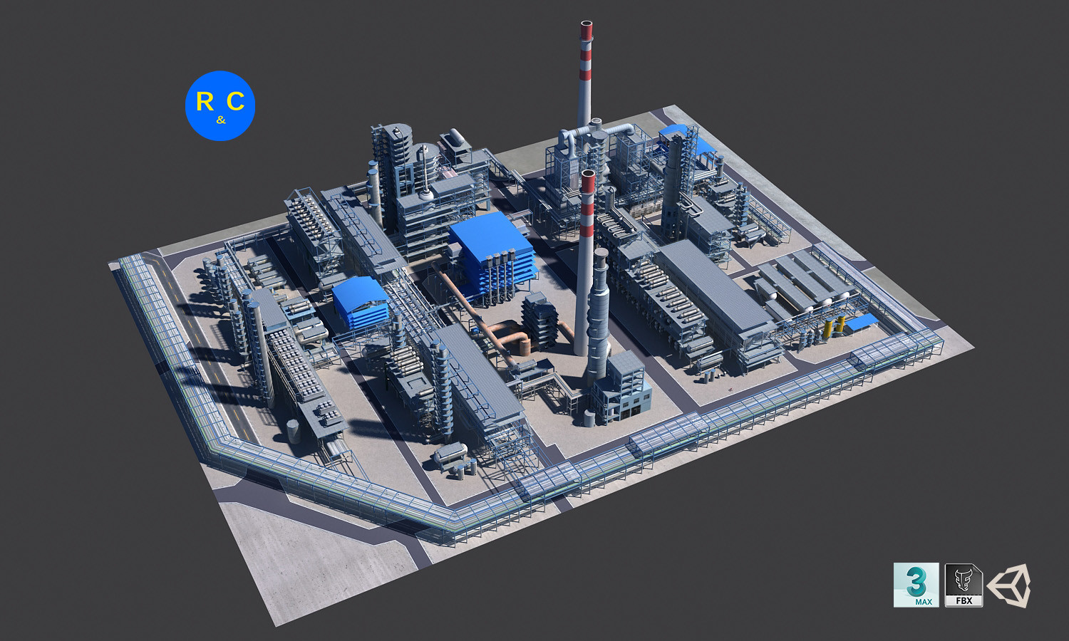 ArtStation - oil Refinery | Resources