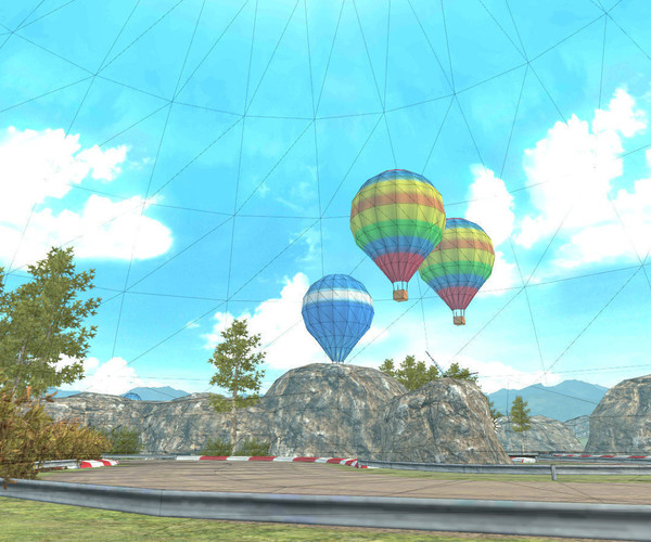 ArtStation - Rally Race Track Road Environment Pack For Mobile Games ...