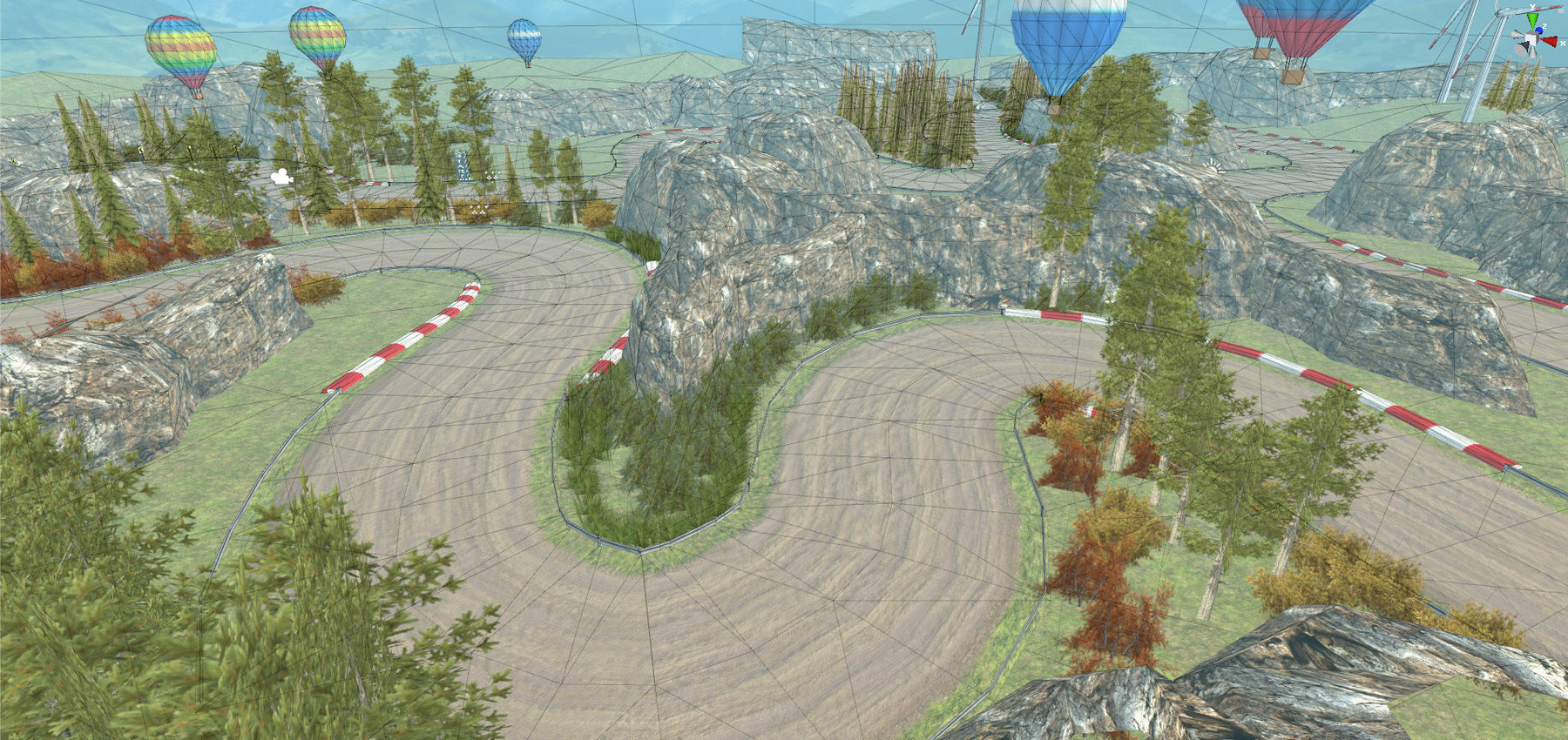 ArtStation - Rally Race Track Road Environment Pack For Mobile Games ...