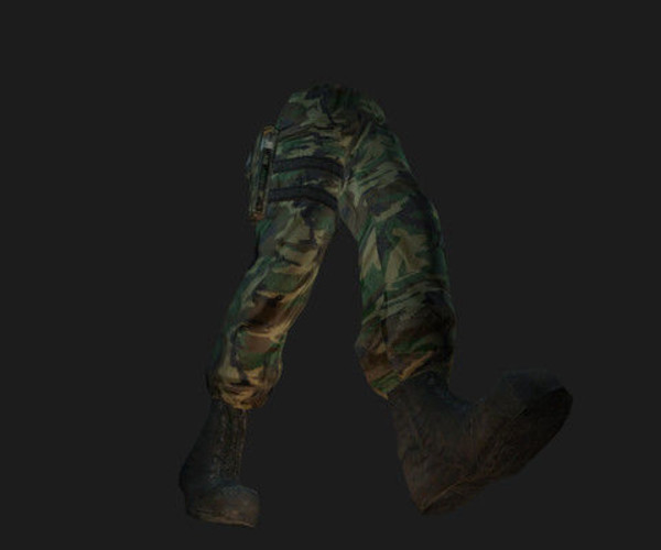 ArtStation - Soldier Legs Animated Low-poly | Game Assets