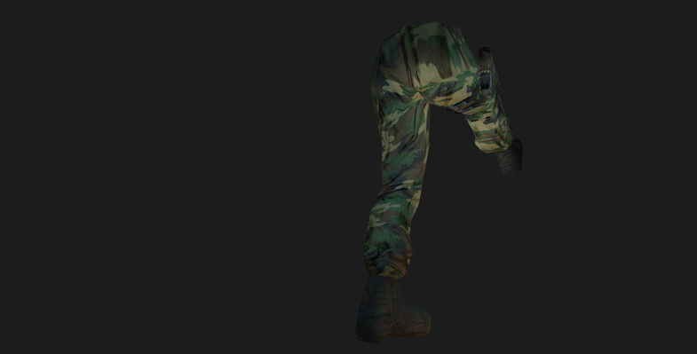 ArtStation - Soldier Legs Animated Low-poly | Game Assets
