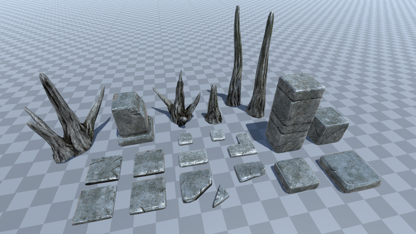 ArtStation - Top-Down Caves Environment Pack | Game Assets