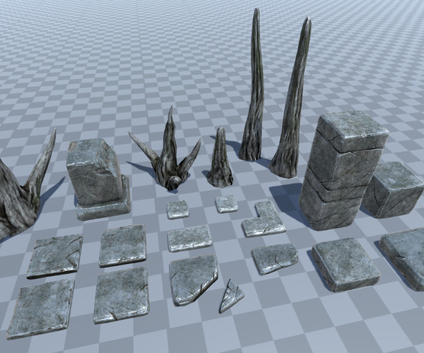 ArtStation - Top-Down Caves Environment Pack | Game Assets