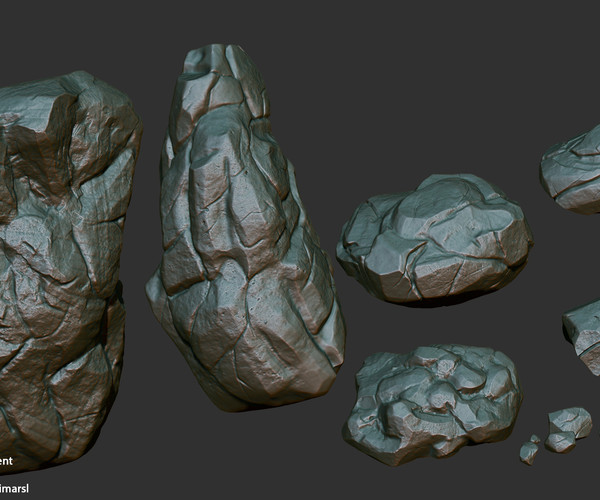 ArtStation - Top-Down Caves Environment Pack | Game Assets