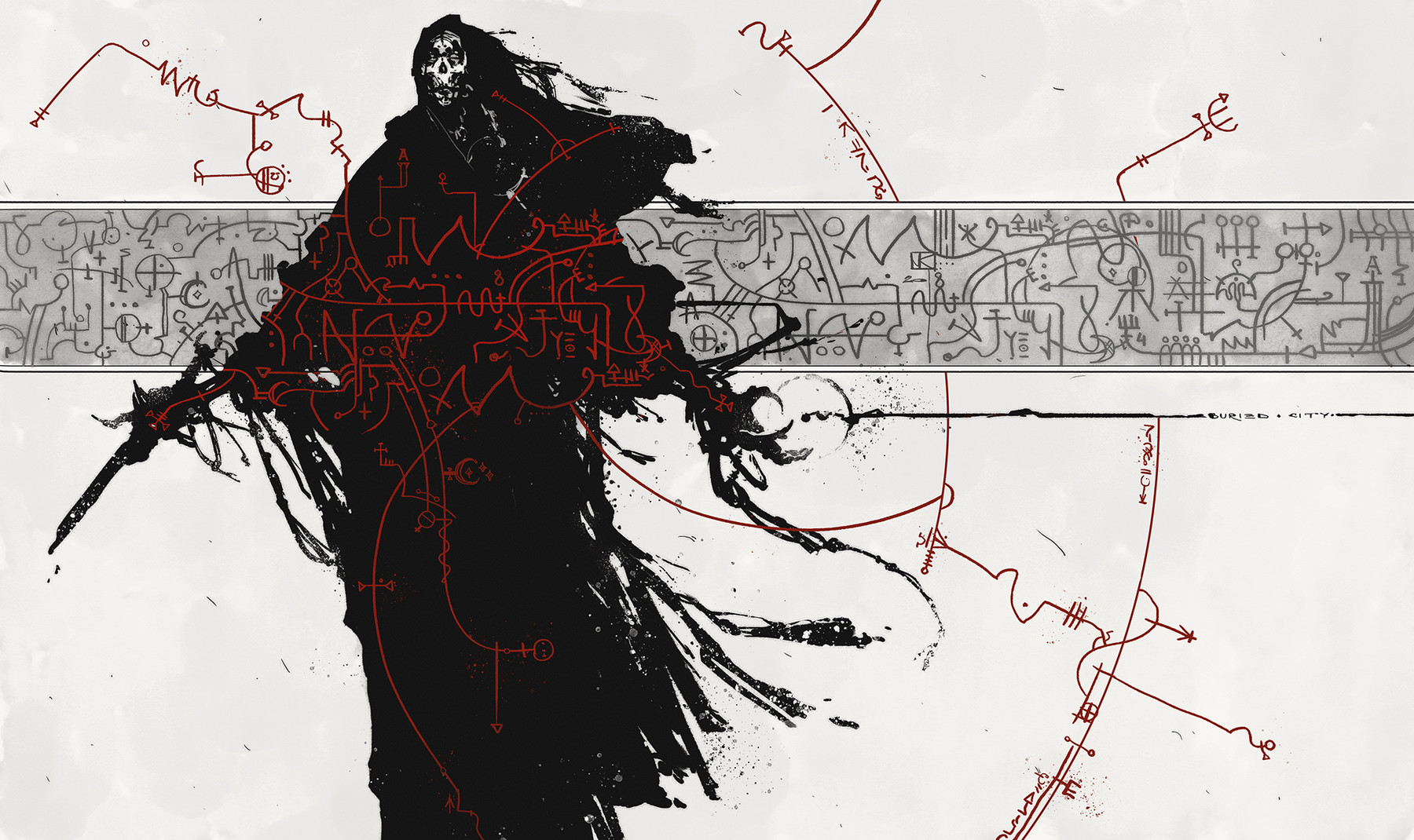 ArtStation - Dark Spells - Painting Process walk through / illustration ...