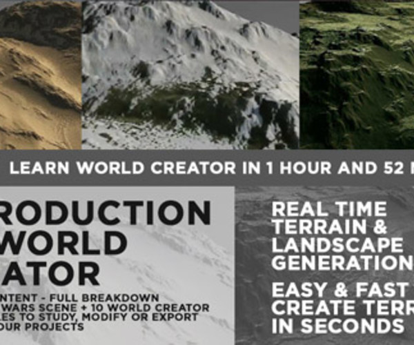 ArtStation - Introduction To World Creator + BONUS CONTENT | Tutorials