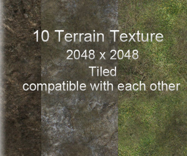 ArtStation - Terrain Texture Pack tiled Texture | Game Assets