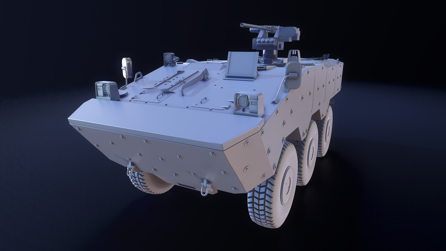 ArtStation - IVECO VBTP-MR Guarani Tank (UNTEXTURED) | Resources