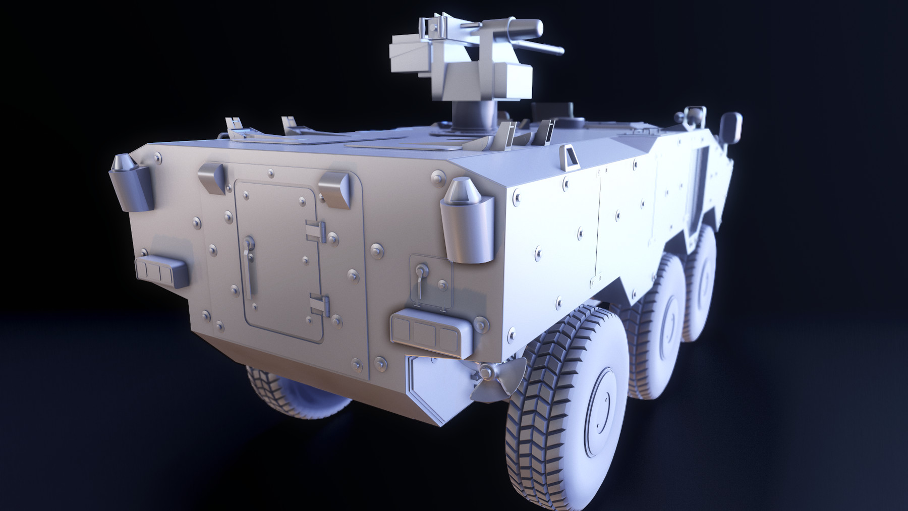 ArtStation - IVECO VBTP-MR Guarani Tank (UNTEXTURED) | Resources