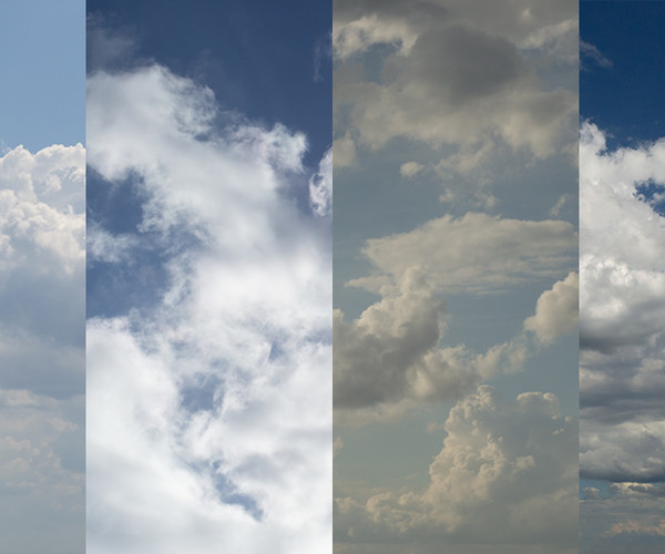 ArtStation - Sky Pack 05 / Blue Skies / Clouds reference pack | Resources