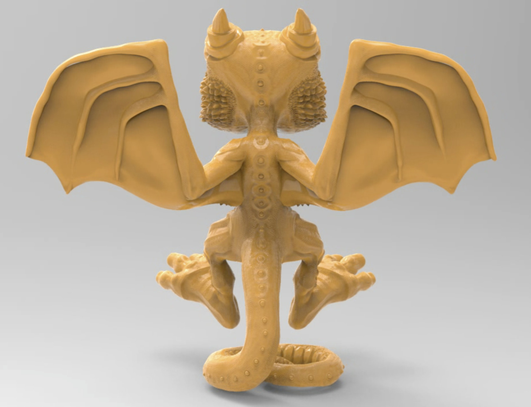 ArtStation - 3D BABY DRAGON [.OBJ MODEL] | Resources