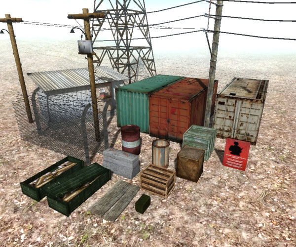 ArtStation - Military Prop Pack Lowpoly Game Ready | Game Assets