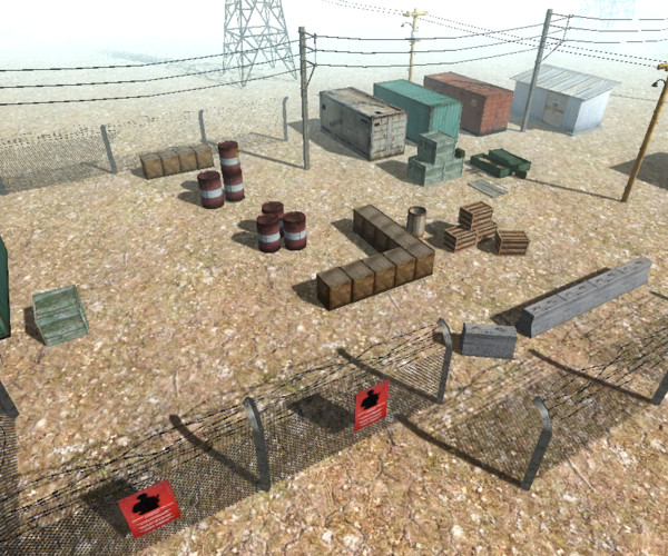 ArtStation - Military Prop Pack Lowpoly Game Ready | Game Assets