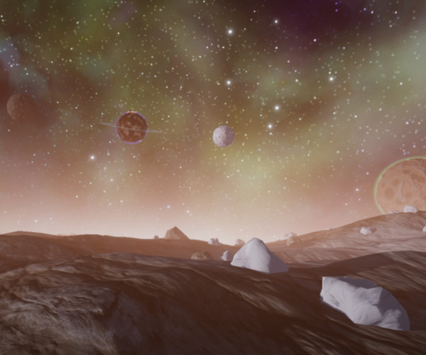 ArtStation - Cosmoscape Space Environment Art | Game Assets