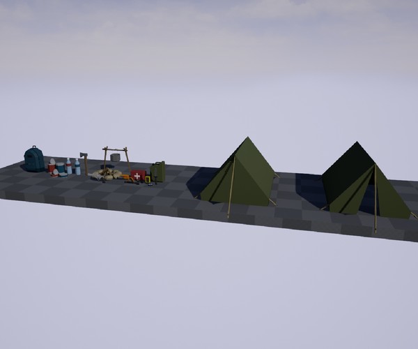 ArtStation - Low Poly Survival Pack | UE4 | Game Assets