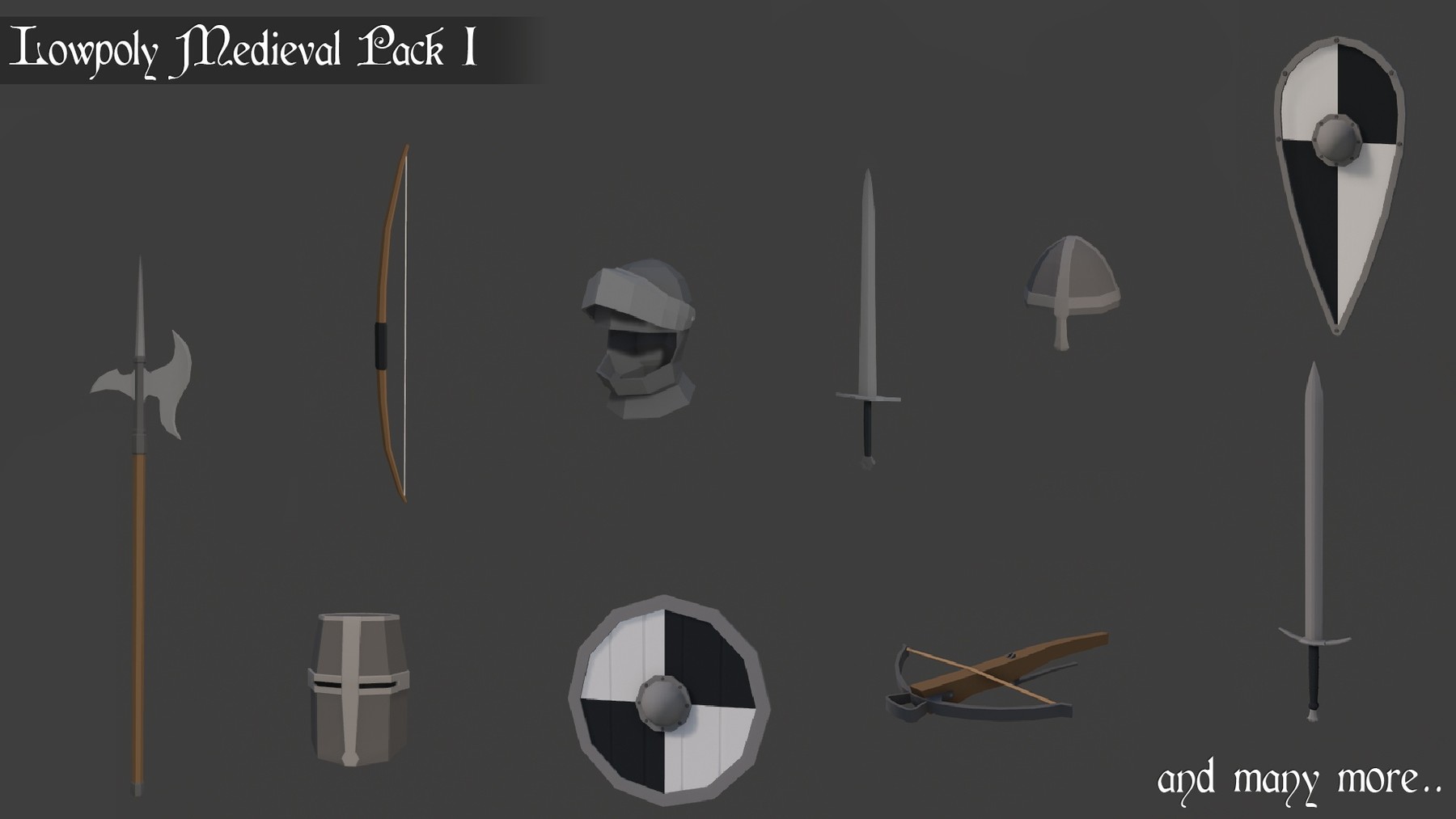 ArtStation - Low poly Medieval | UE4 | Game Assets