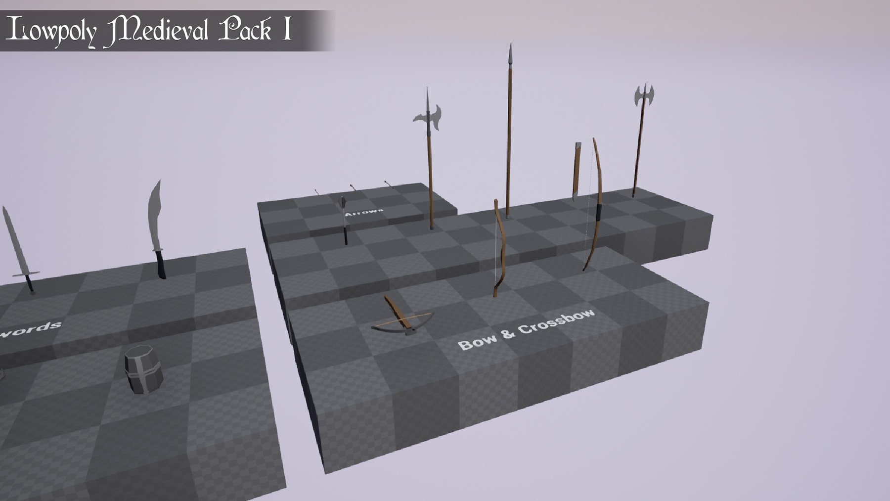 ArtStation - Low poly Medieval | UE4 | Game Assets