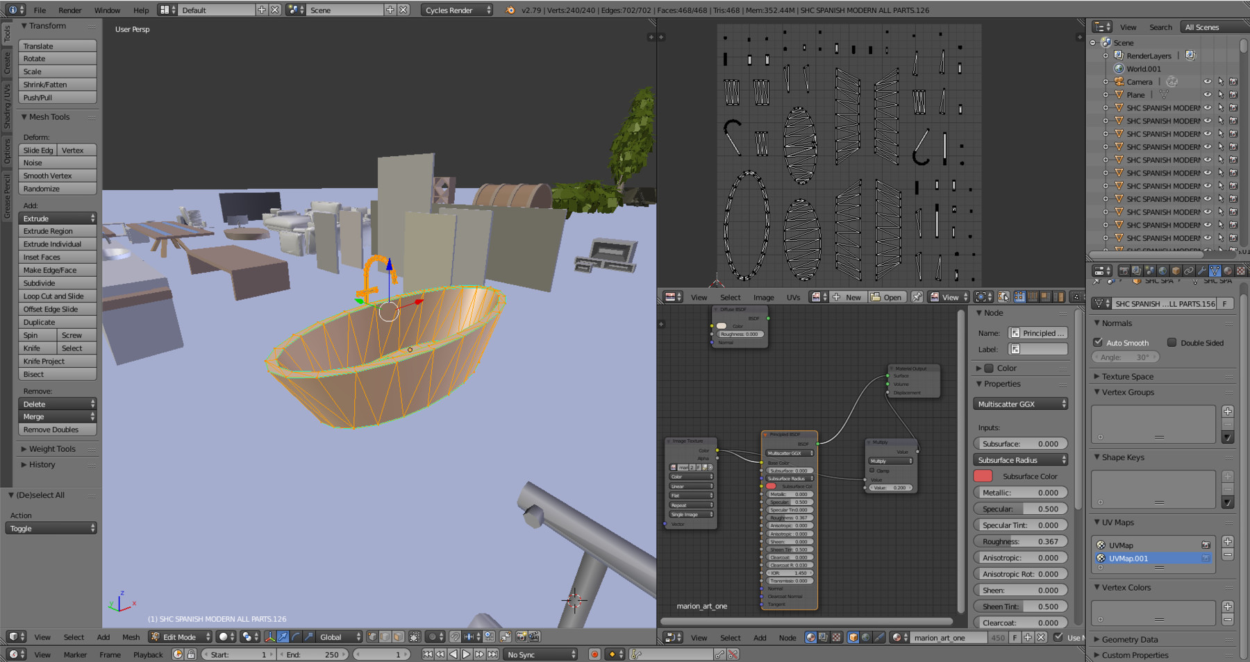 ArtStation - Modular Double Mansion Assets Pack | Resources