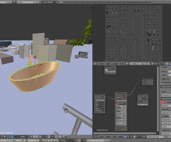 ArtStation - Modular Double Mansion Assets Pack | Resources