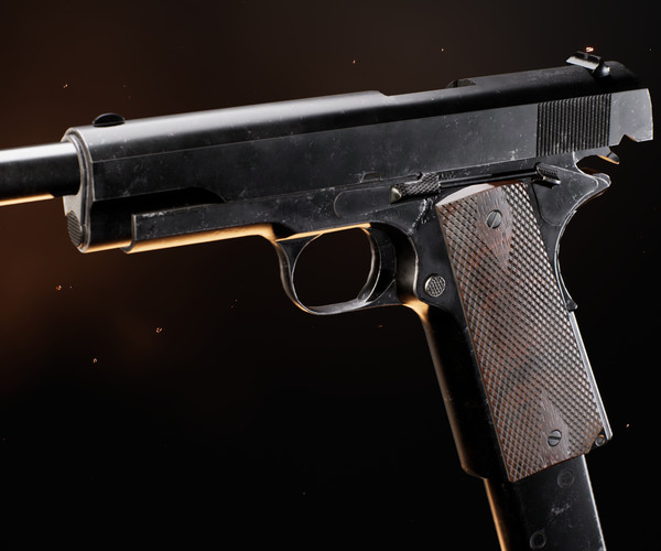 ArtStation - Colt 1911 UE4 | Game Assets