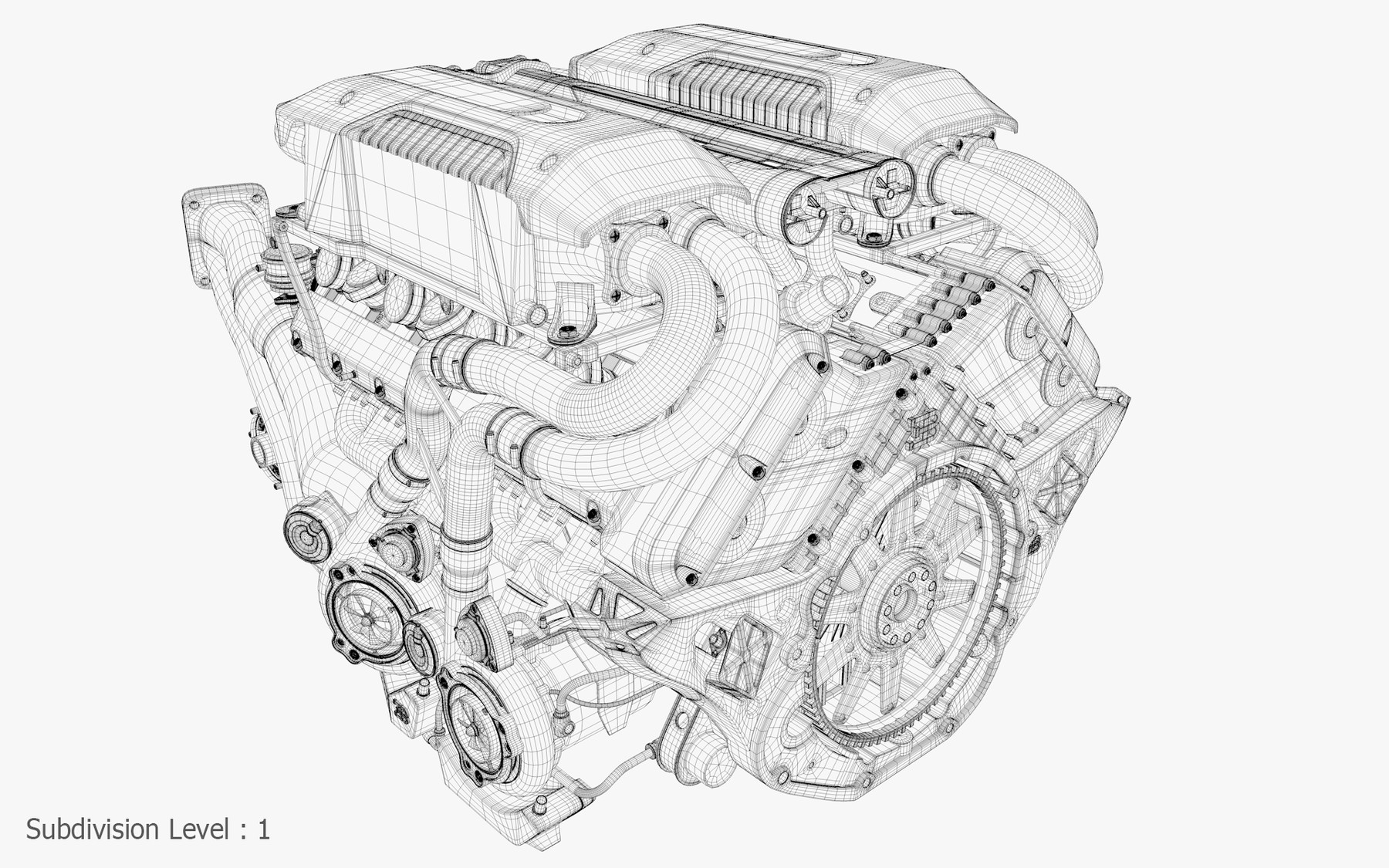 ArtStation - Bugatti Chiron - Divo Engine | Game Assets