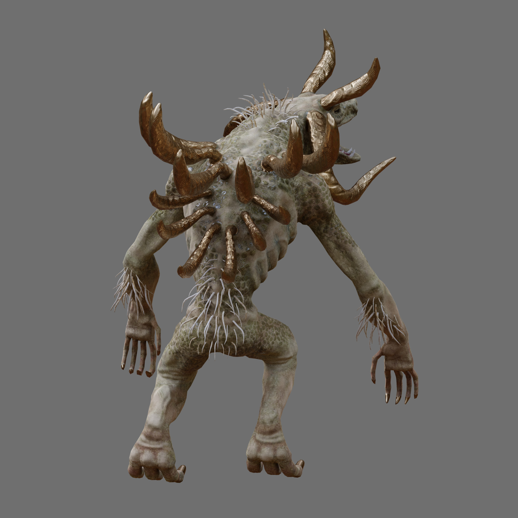 ArtStation - Green Cave Monster | Game Assets