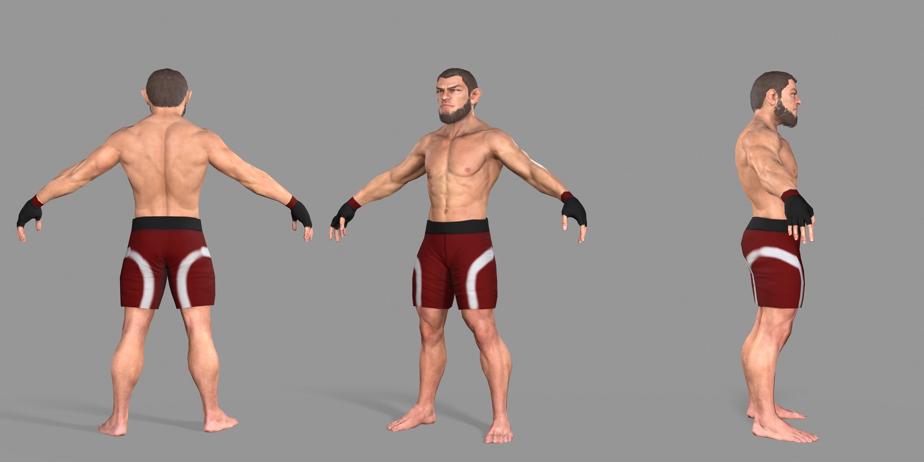 ArtStation - UFC Boxer | Game Assets