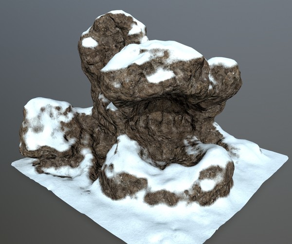 ArtStation - snow rock | Resources