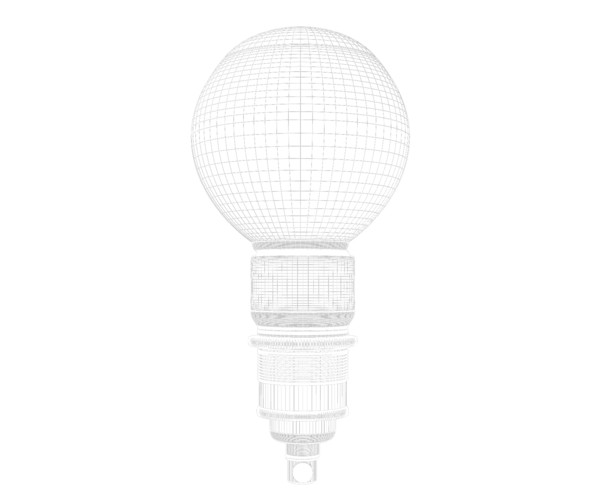 ArtStation - Eco-filament Globe shaped bulb 3D model | Resources