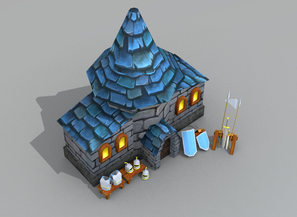 ArtStation - Wizard Tower Models [Low Poly] | Game Assets