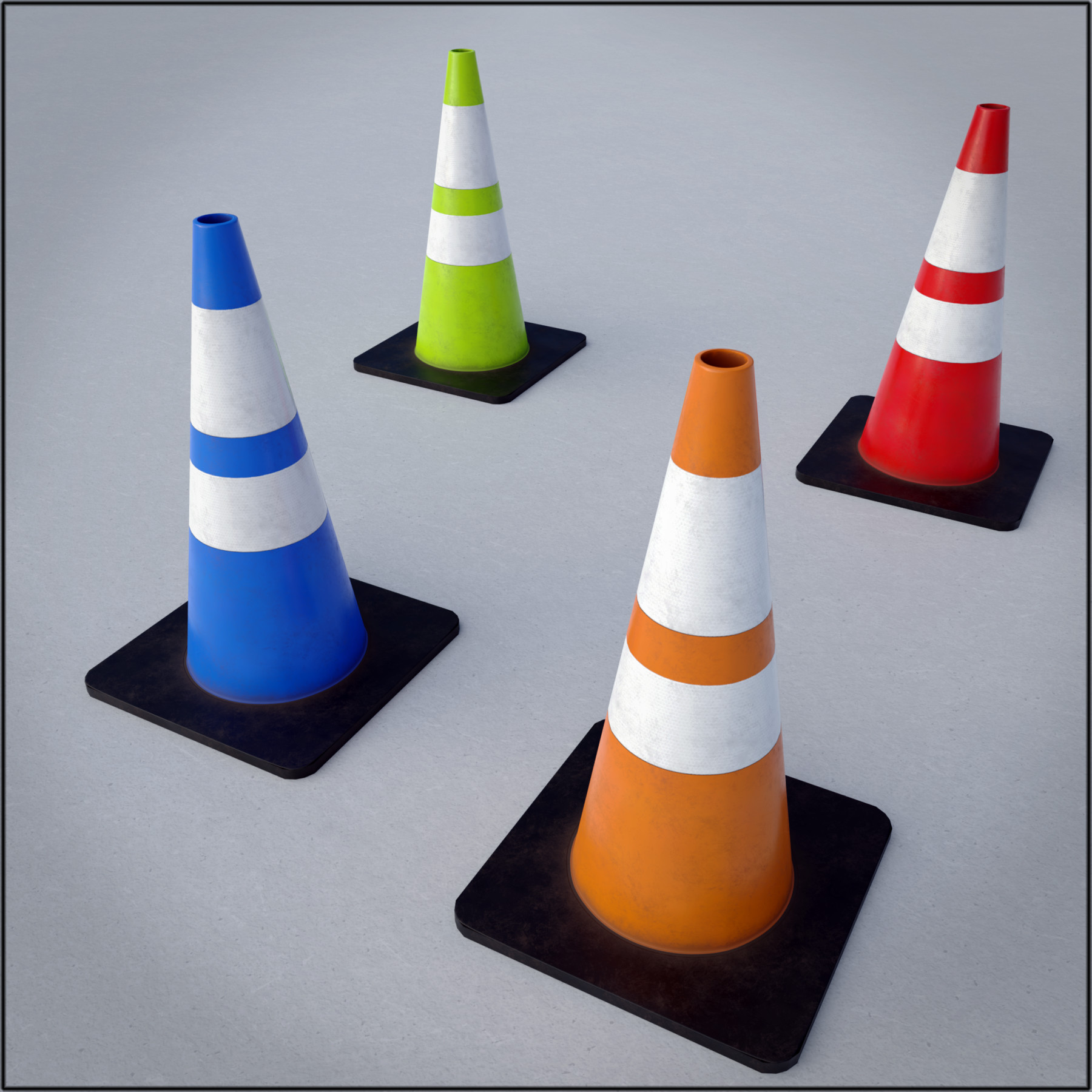 ArtStation - Traffic Cone game asset multi-pack | Game Assets