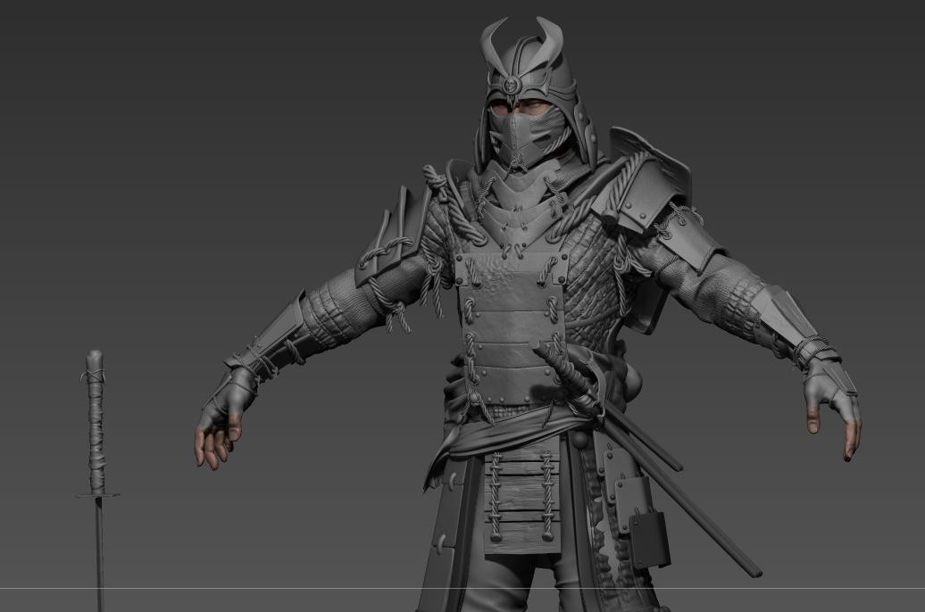 ArtStation - Samurai High poly | Resources