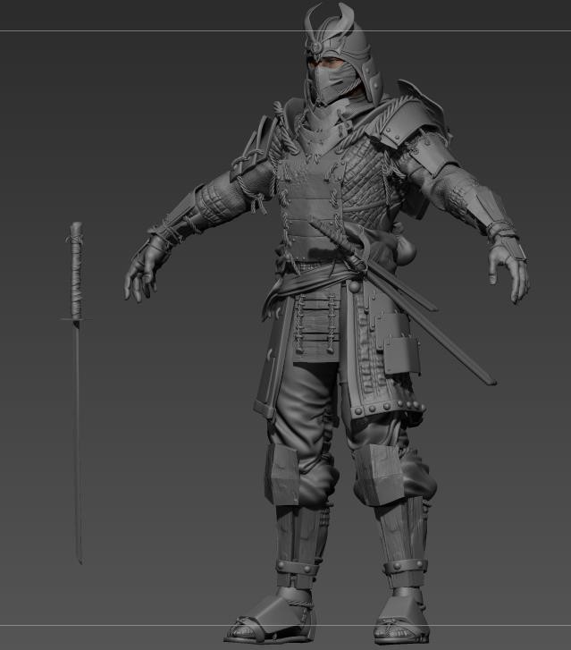 ArtStation - Samurai High poly | Resources