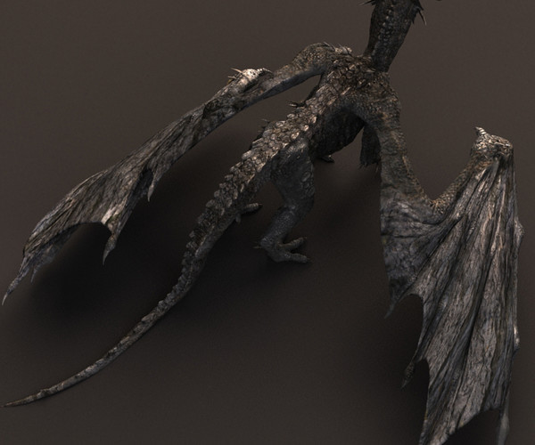 ArtStation - Stone Dragon Maya Rig | Game Assets