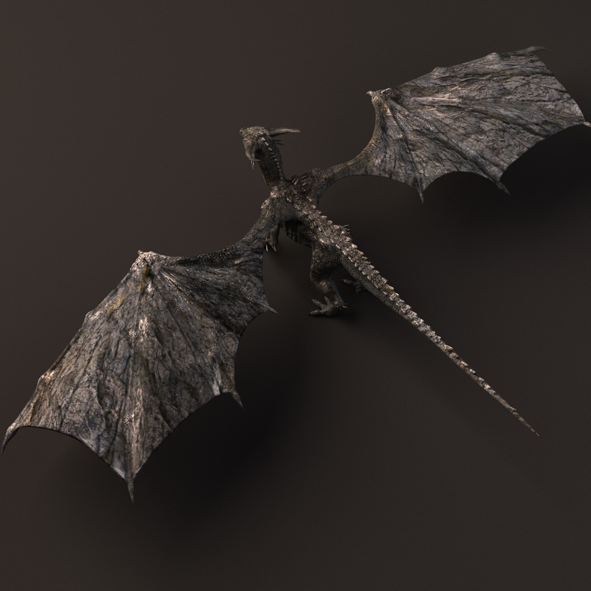 ArtStation - Stone Dragon Maya Rig | Game Assets